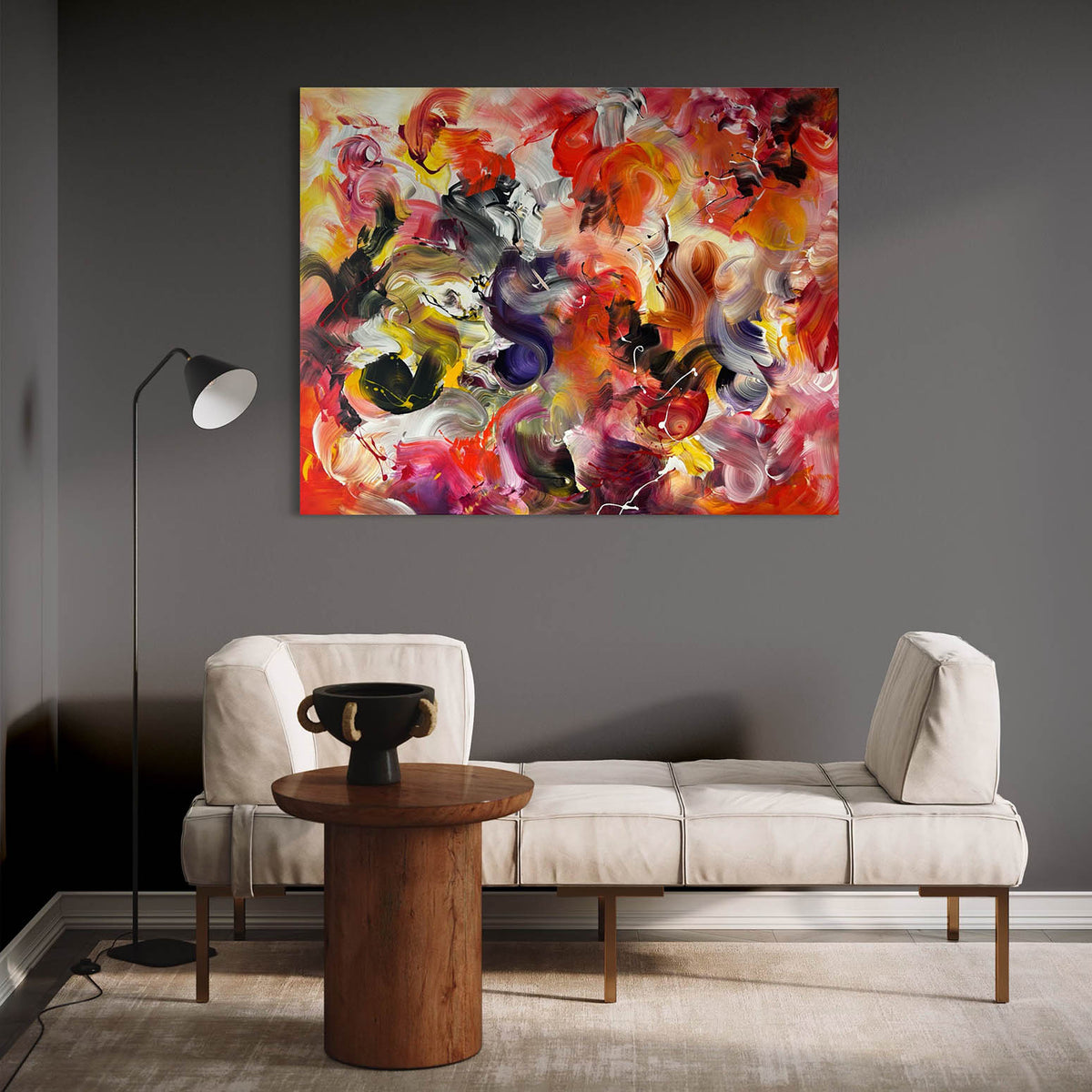 Affordable abstract art | Gestural art | Abstract Canvas Art – Paresh ...