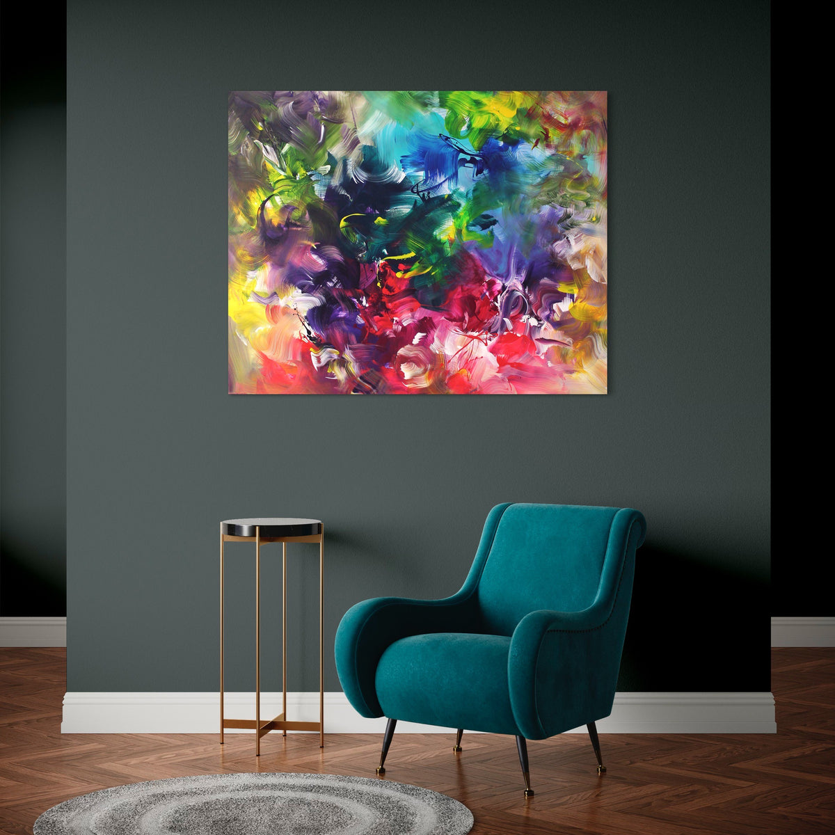 Affordable abstract art | Gestural art | Abstract Canvas Art – Paresh ...