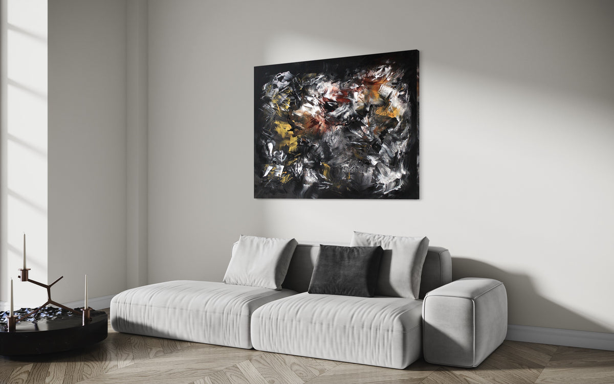 Affordable abstract art | Gestural art | Abstract Canvas Art – Paresh ...